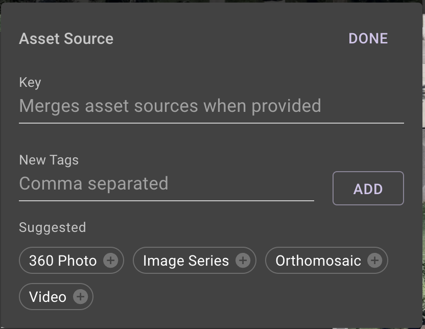 Asset Manifest - Configure Asset Source, View the Asset Manifest, and Integration Details ...