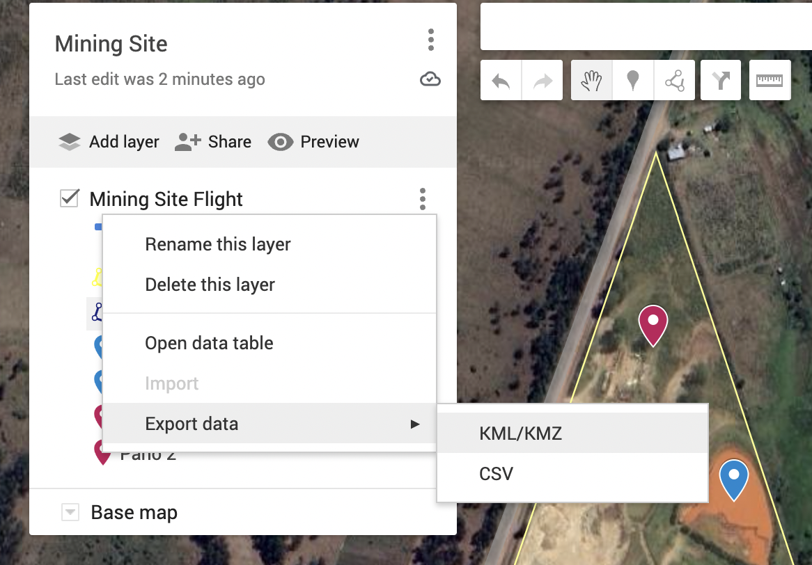 Import Files To Create Missions KML KMZ Litchi CSV dronelink